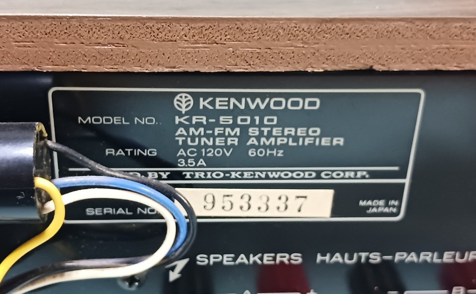 Vintage Kenwood KR-5010 AM-FM DC Stereo Receiver in Original Box | eBay