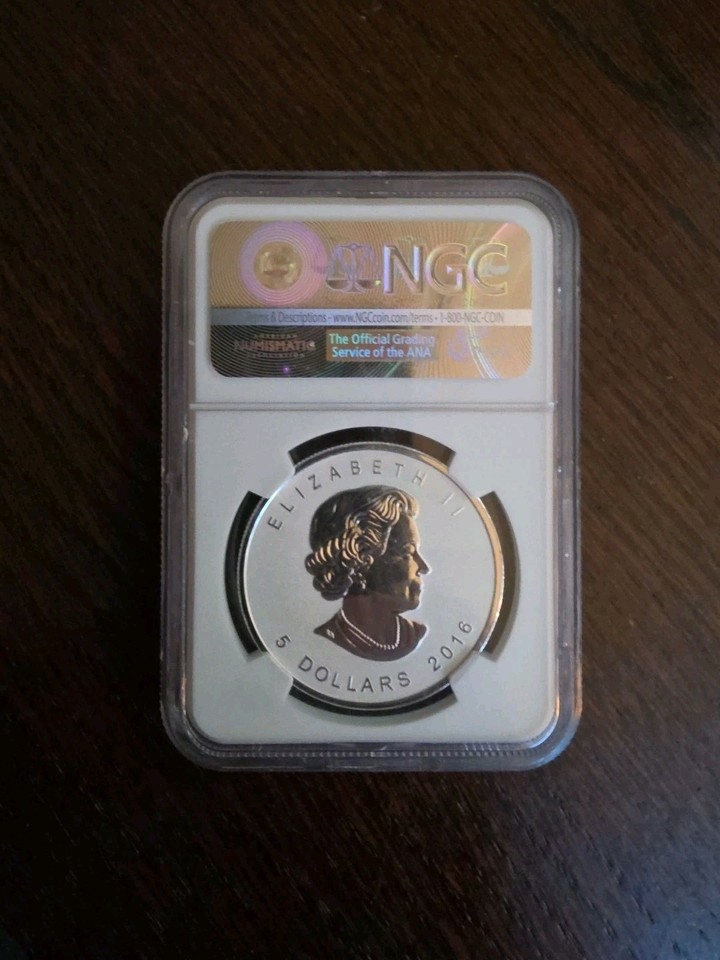 2016 Silver Canada Maple Leaf - WWI Mark V Tank Privy - Only PF70 FDOI ...