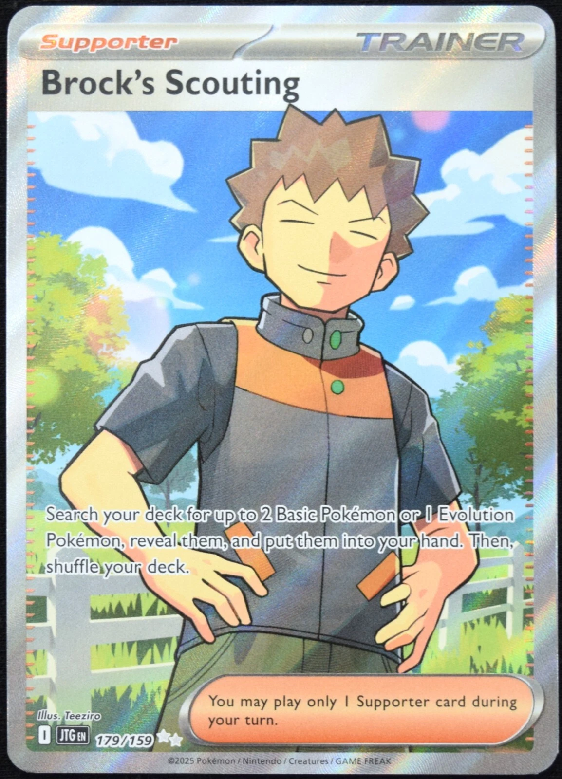 Brock's Scouting 2025 Scarlet & Violet: Journey Together #179/159 Ultra Rare (Full Art) Price ...