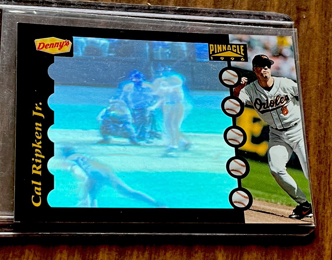 Cal Ripken Jr 1996 Pinnacle Denny’s Edition Hologram Card # 2 - Orioles ...
