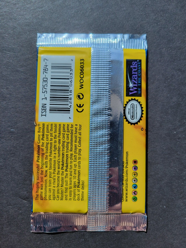 Pokemon 1ST EDITION BASE SET BOOSTER PACK - 20.6g - FACTORY SEALED ...