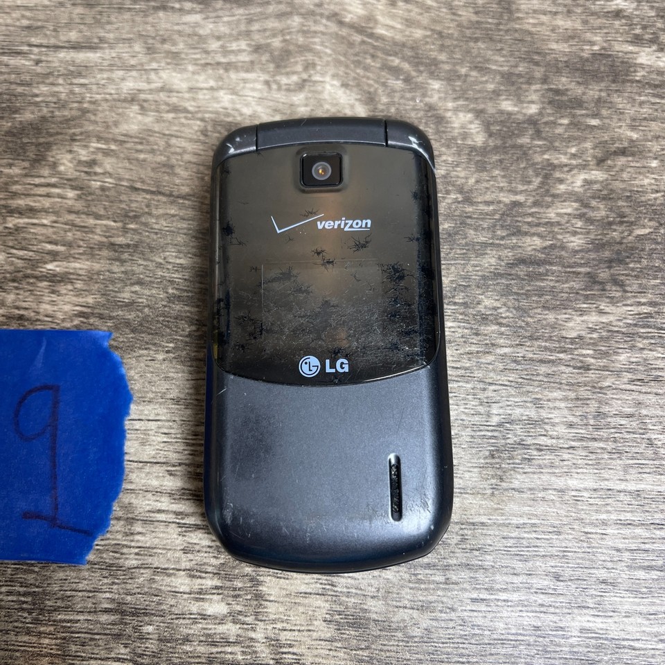 LG Accolade VX5600 Flip Cellular Phone Black Verizon 1.8" LCD Screen w ...