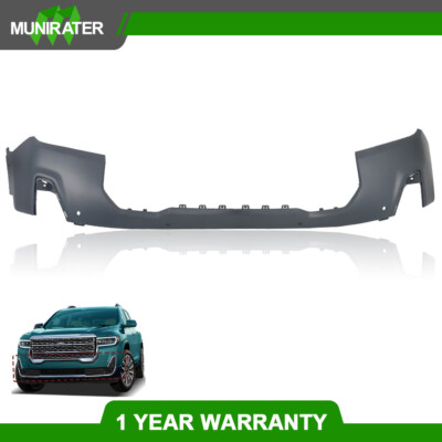 Front Upper Bumper Cover For 2020 2021 2022 GMC Acadia W/Radar Holes ...