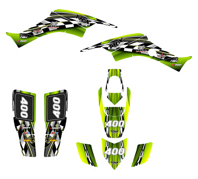1999 - 2007 Honda TRX 400 ex graphics decal kit 24 mil Racing Vinyl ...