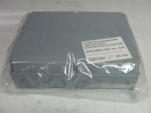 Schyller Grey Plastic Enclosures IP55 P/N: 93.150 220x300x100mm NEW ...