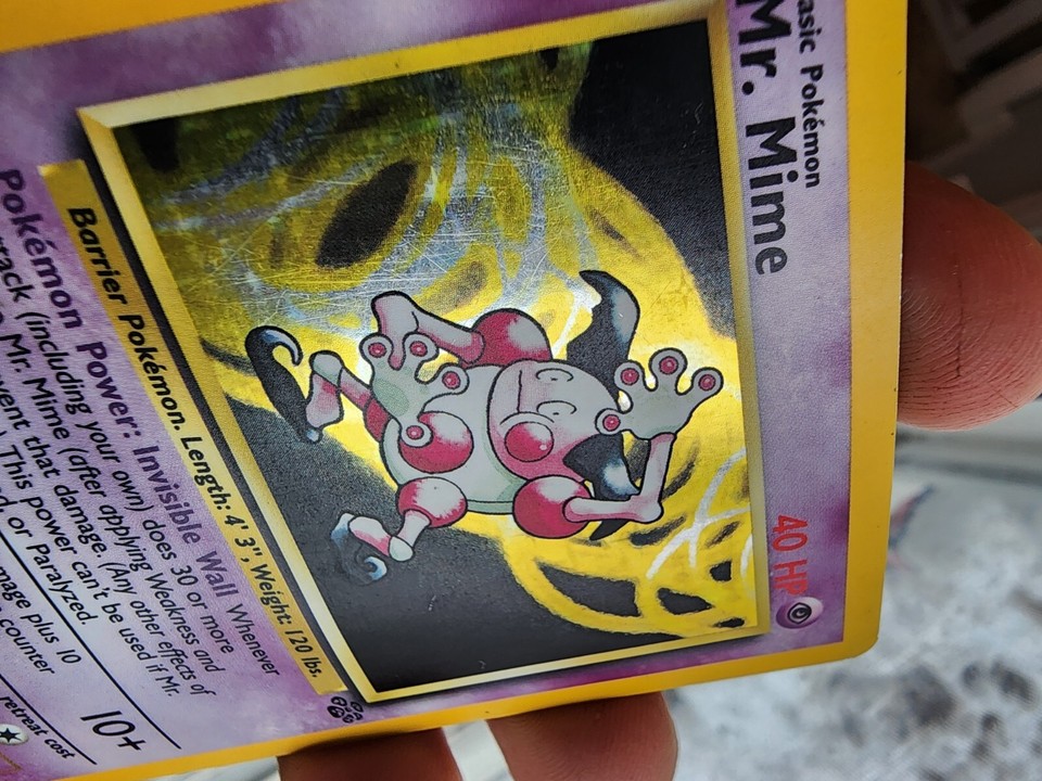 Pokémon TCG Mr. Mime Jungle 6/64 Holo Unlimited Holo Rare | eBay