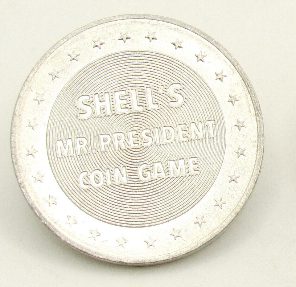 Vintage Abraham Lincoln Shell Game Token Mr. President 1968-1969 ...