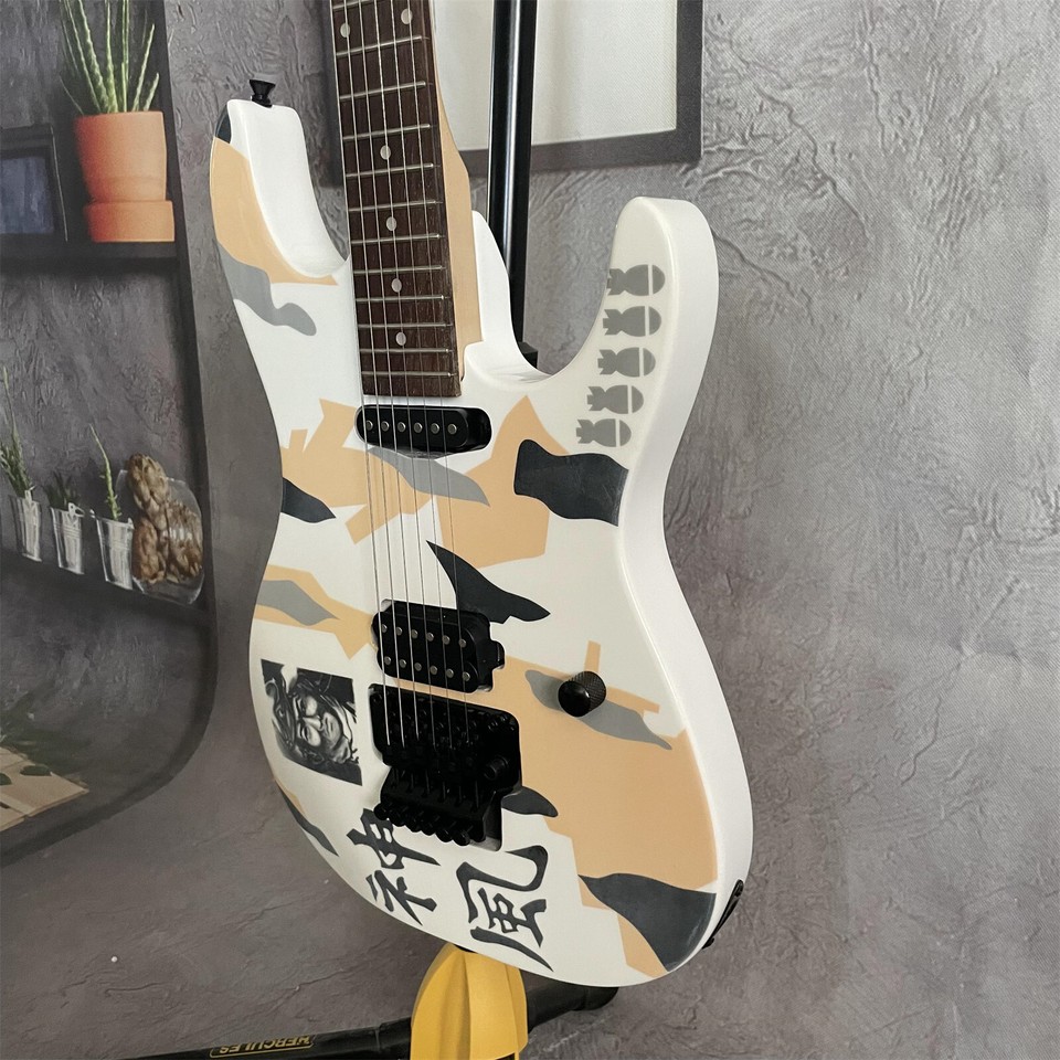 Factory George Lynch Kamikaze Electric Guitar Floyd Rose Bridge SH ...