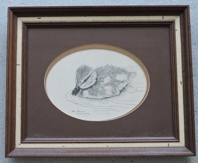 STEVE LEONARDI MALLARD DUCKLING SIGNED PRINT RUSTIC FRAMED COA | eBay