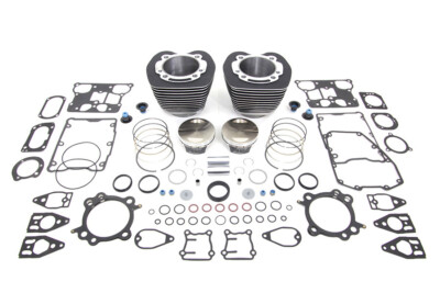 Vtwin Black 110 Cylinder Engine Kit fits 2007-2017 Harley Touring ...