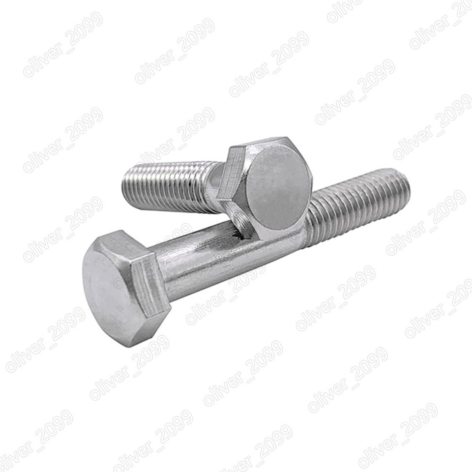 304 Stainless Steel Hexagon Head Bolts Partial Thread DIN931 M16 M20 ...