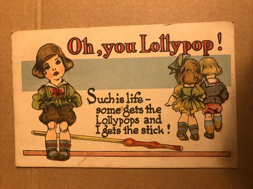 oh you lollipop vintage postcard | eBay