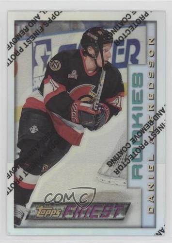 1995-96 Topps Finest Refractor Daniel Alfredsson #116 Rookie RC HOF | eBay