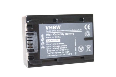Batterie pour Sony HDR-PJ50 HDR-PJ50E HDR-PJ50VE HDR-PJ410E HDR-PJ530E ...