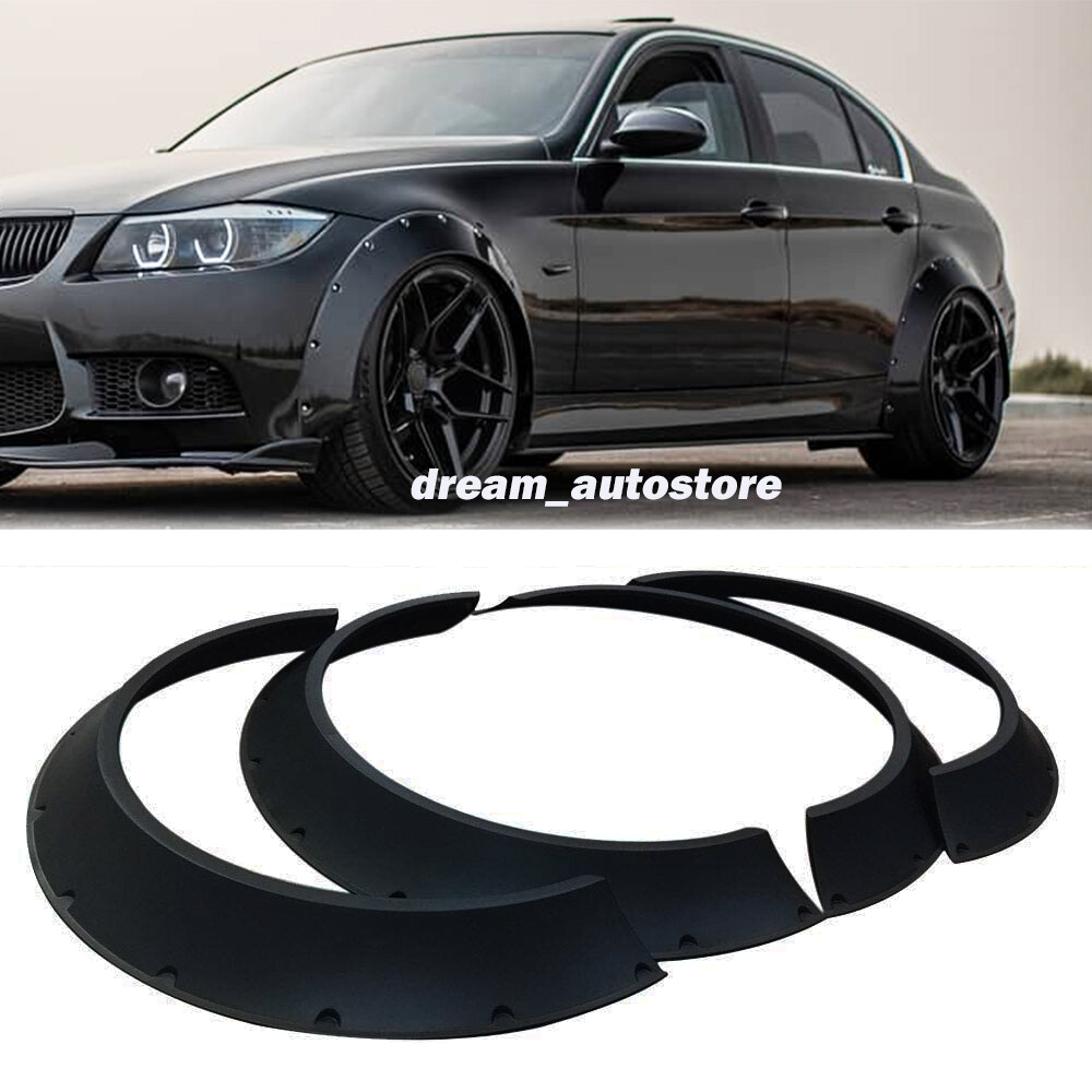 For E90 E91 E92 F30 F32 CONCAVE Fender Flares Extra Wide Body Kit Wheel ...