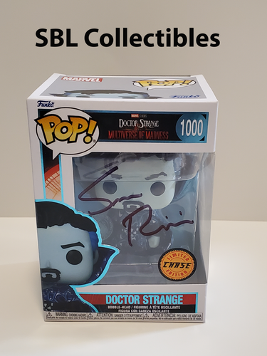 Funko Pop! Dr. Strange #1000 Chase NMIB Signed by Director Sam Raimi w ...