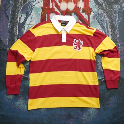 The Hundreds x Harry Potter House Rugby Polo Gryffindor Size XXL RARE ...