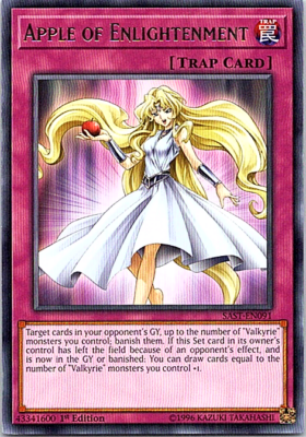 Apple Of Enlightenment SAST-EN091 Yu-Gi-Oh! Card Light Play 1st Edition ...
