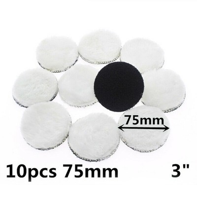 3 Inches Wool Buffing Polishing Buffer Pad Bonnet Sanding Waxing ...