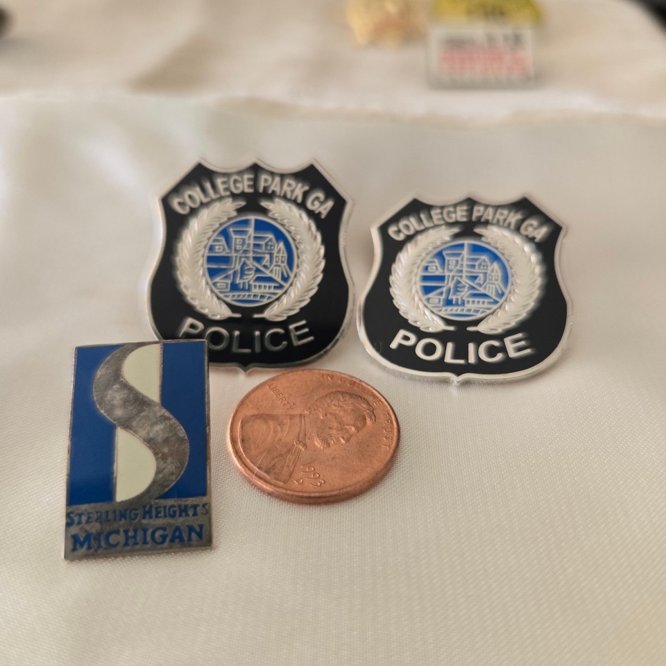 Law Enforcement agency lapel pins assorted set of 20 | eBay