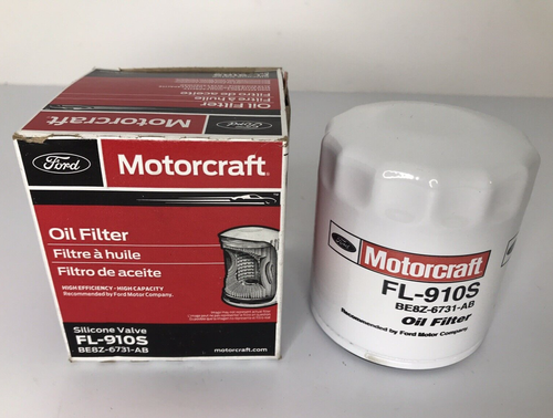 Genuine Ford Motorcraft Engine Oil Filter~ FL-910S OEM BE8Z6731AB ~ NEW ...