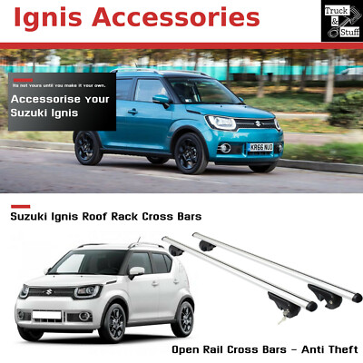 Roof Bars For Suzuki Ignis Cross Bars, Roof Rack Easy Fit - No Drill ...