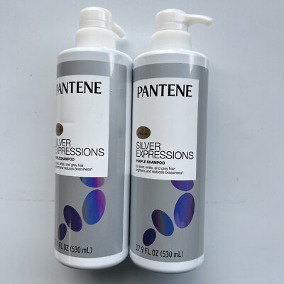Pantene Silver Expressions Moisturizing Sulfate Free Gray/Silver Hair ...
