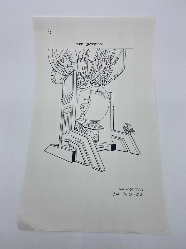 Skeleton Warriors 1994 Production Darrel Bowen COPY Model Cel Drawing ...