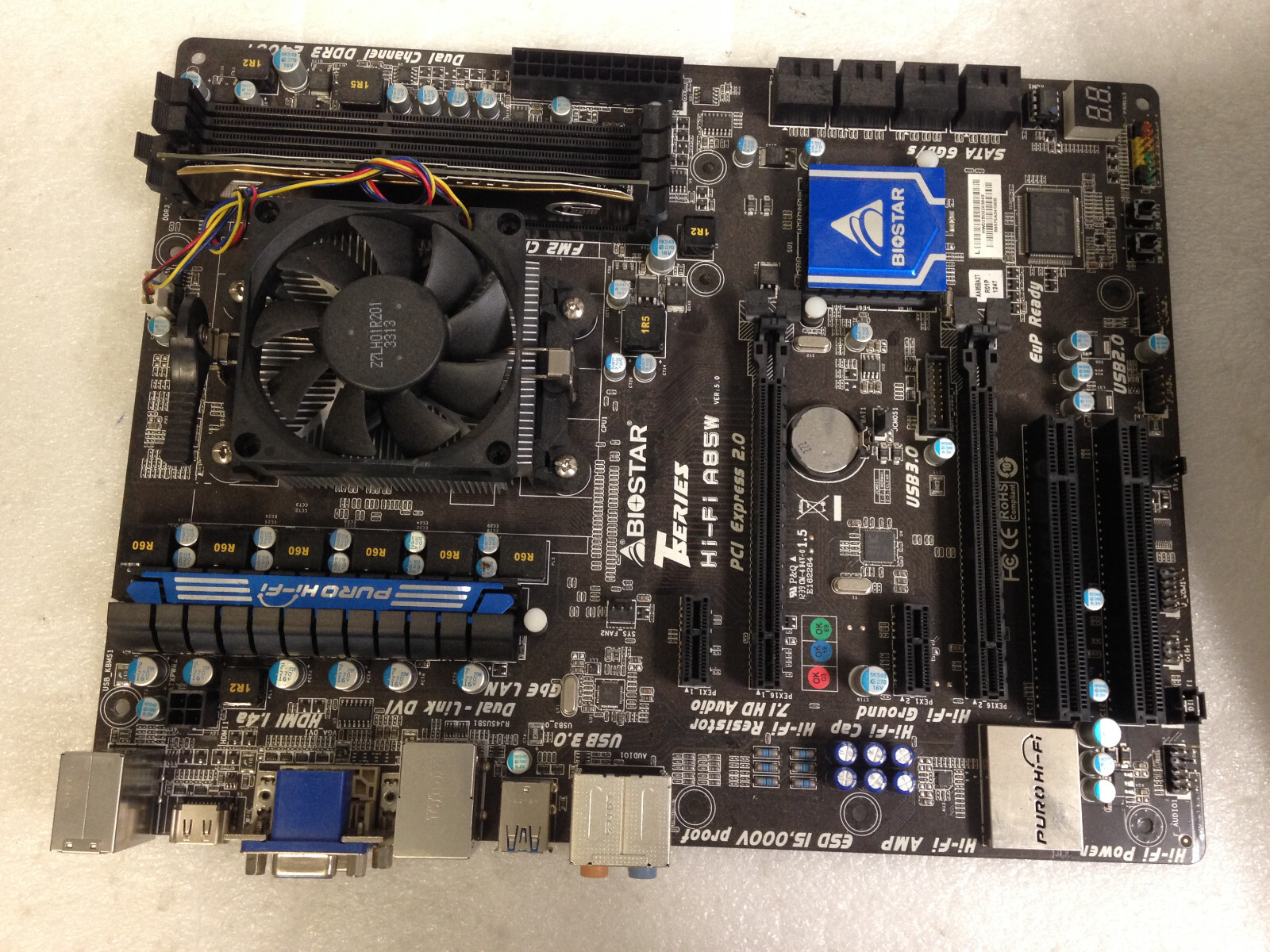 Biostar Hi-Fi A85W, Socket FM2, AMD Motherboard for sale online | eBay