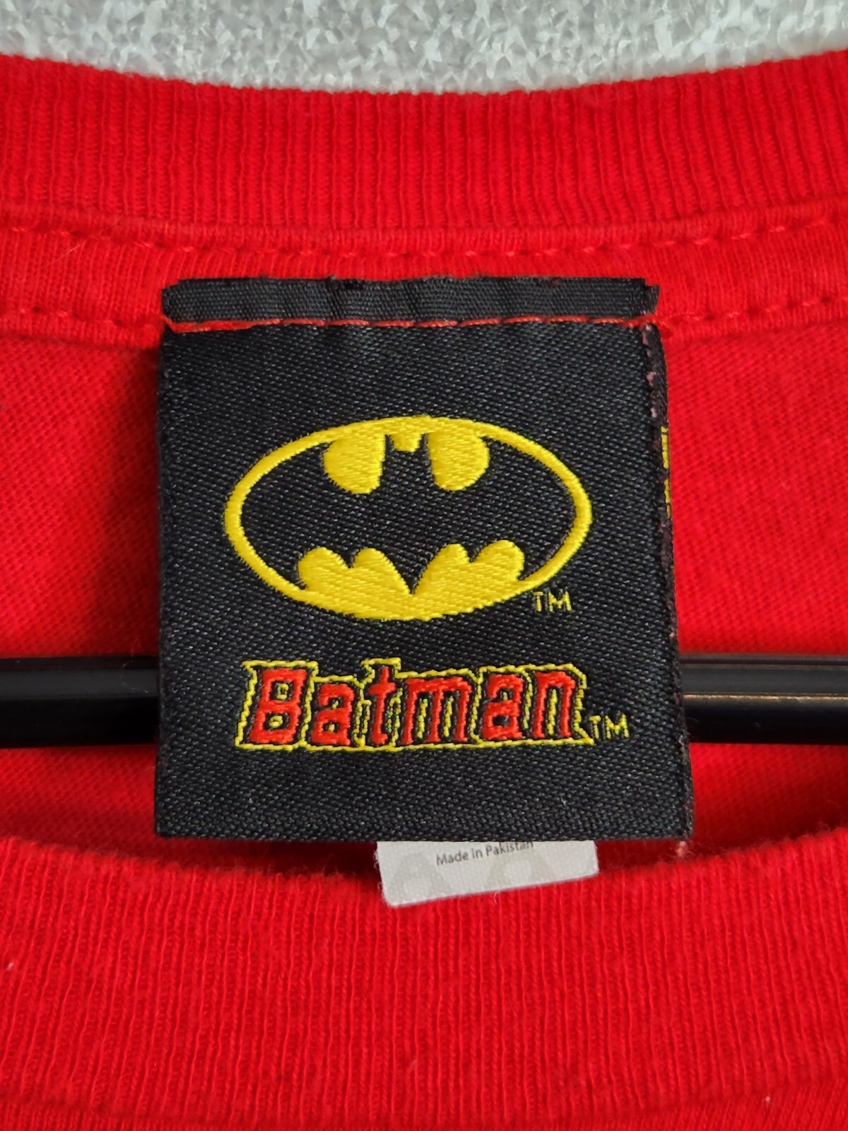 Vintage Y2K Batman Dark Knight Portrait Red T-Shirt F… - Gem