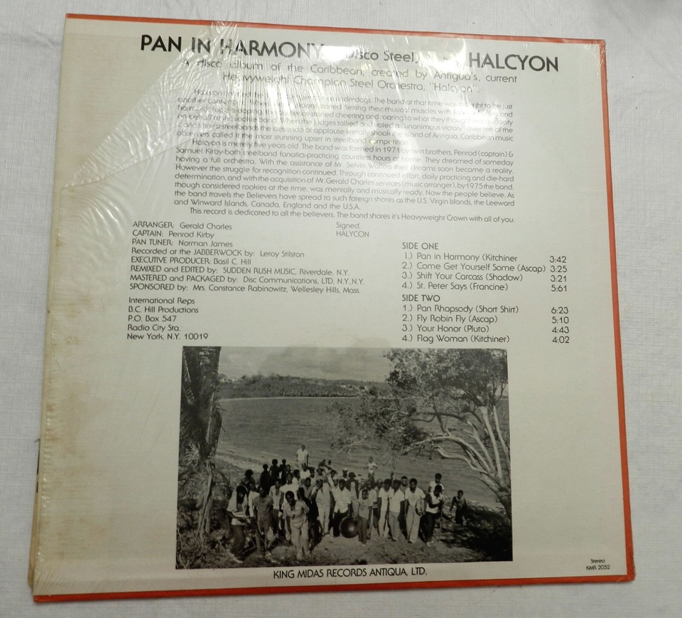 LP, Halcyon – Pan In Harmony (Disco Steel), King Midas KMR 2052, 1978 ...