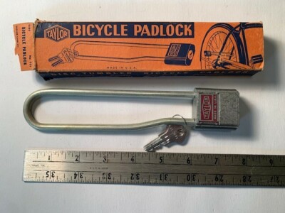 Vintage - Bicycle Padlock w/Key! - No. 751 - NIB | eBay