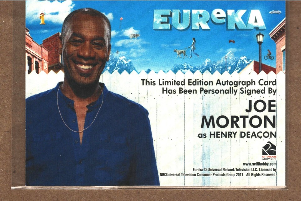2011 Eureka Autograph card HENRY DEACON Joe Morton Rittenhouse NBC Mint ...