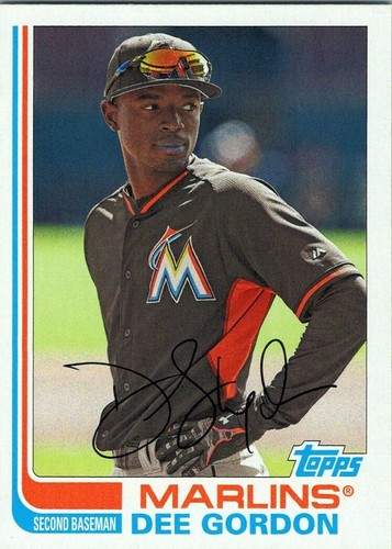 2017 Topps Archives #117 Dee Gordon Miami Marlins | eBay