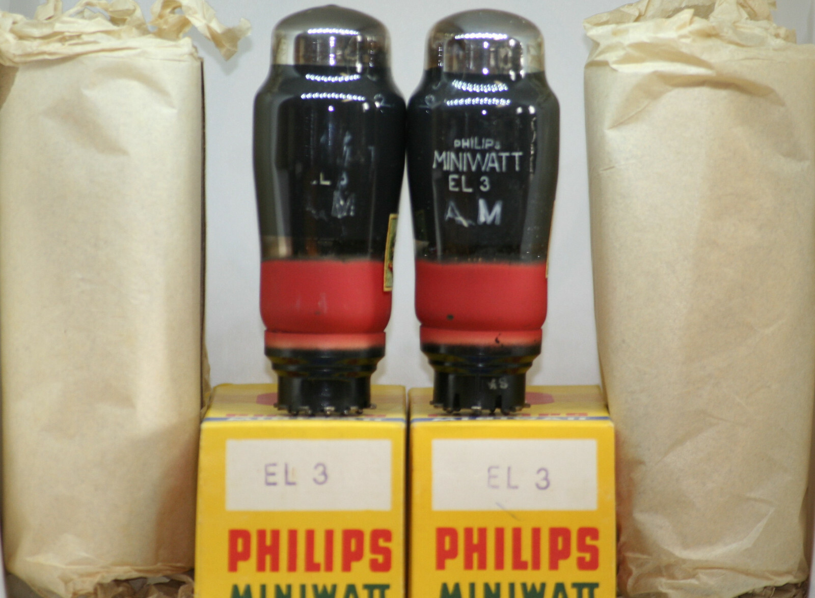 Philips EL3 TUBE PAIR NOS NIB | EL33 WE 15 4694 EL3/375 EL 43 AD1 MIL ...
