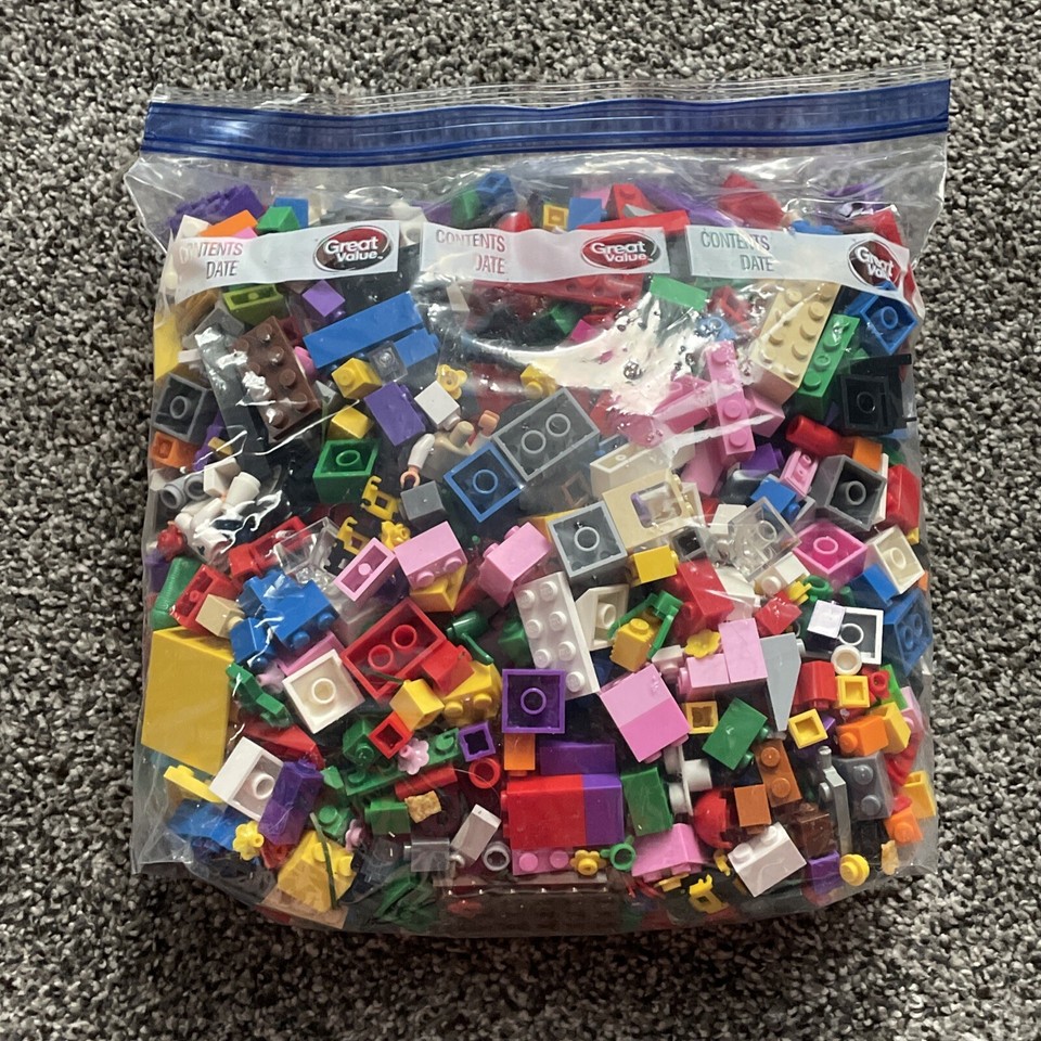 Legos Briks Unbranded Building Bricks Blocks 1 Gallon 2lb Misc Variety ...