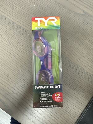 TYR Girls Pink & Purple Swimple Goggles One Size Pink/purple | eBay