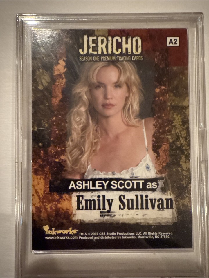 2007 Jericho Season One Autograph #A2 Ashley Scott as Emily Sullivan | eBay