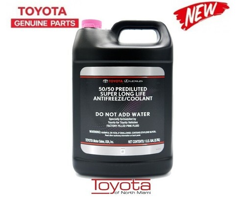 Toyota Super Long Life Pink Antifreeze Coolant 50/50 Prediluted ...