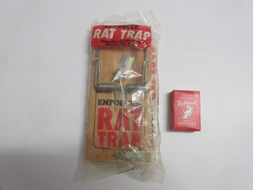 Classic RAT TRAP new in packet Animal restraining rodent vermin | eBay ...