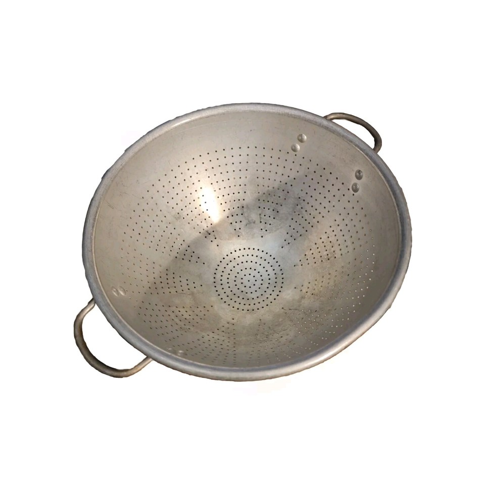 Wear-Ever Vintage 11" Aluminum Heavy Duty Footed Colander/Strainer No ...