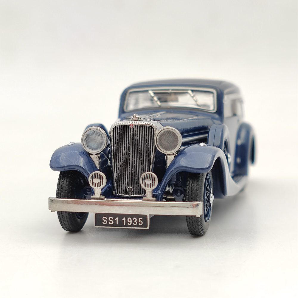 GFCC TOYS 1:43 1935 Jaguar SS1 Airline Blue Diecast Model Car Limited ...
