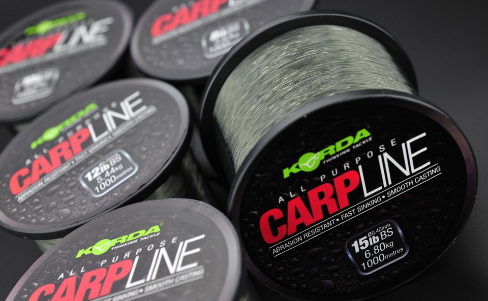 Korda Carp Line Fishing Monofilament Mainline 1000m All Breaking ...