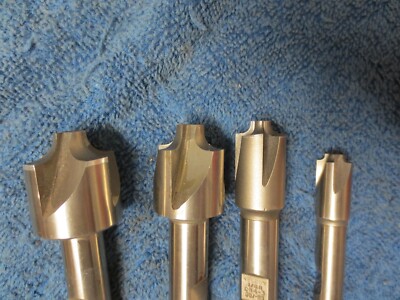 Lot of 4 Niagara, WeldonHSS Radius Corner Rounding End Mills 1/4, 3/16 ...