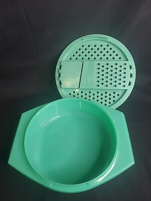 Vintage TUPPERWARE Cheese Grater Slicer and Bowl 787-5 & 786-4 Jadeite ...