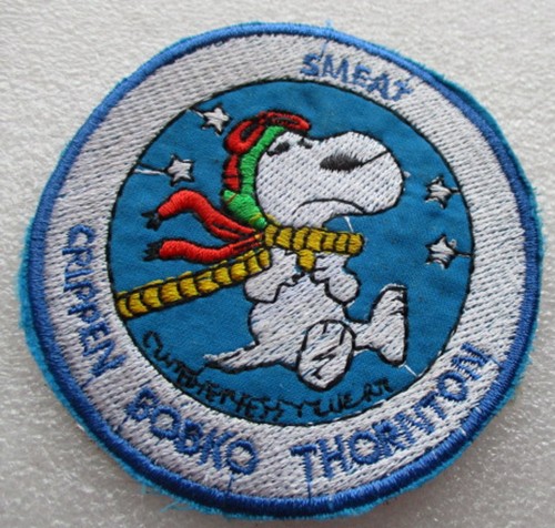 SNOOPY IN SPACE NASA SMEAT MSC JS VINTAGE ORIGINAL PATCH | eBay