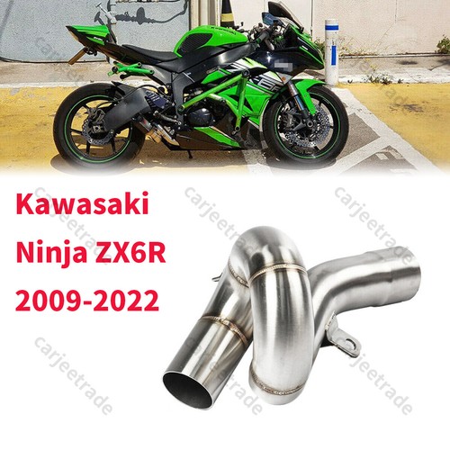 for Kawasaki Ninja ZX6R ZX636 Motorcycle Exhaust Convolute Mid Link ...