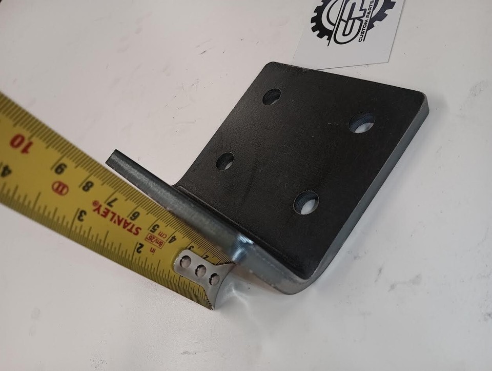 Weld On / Bolt On Mild Steel RSJ Purlin Cleats Side Rail 8mm Thick ...