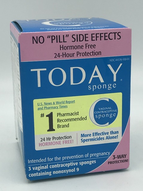 Today Sponge Vaginal Contraceptive Sponge - Green, Pack of 3 for sale ...