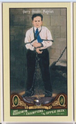 2011 Upper Deck Goodwin Champions Mini #144 Harry Houdini | eBay
